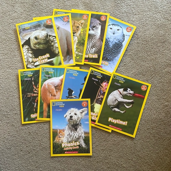 Scholastic | Other | National Geographic Kids Phonics Reading Booklets ...